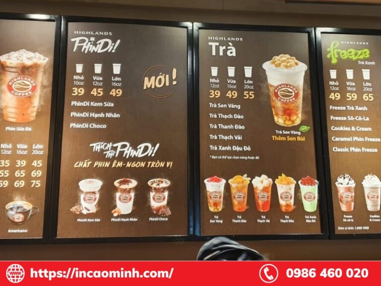 +19 mẫu menu quán trà sữa đơn giản, đẹp và ấn tượng