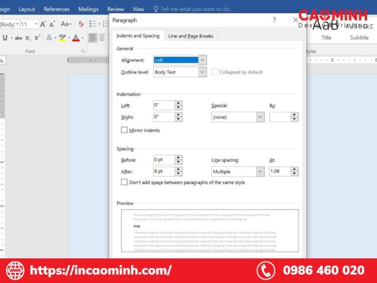 Hướng dẫn cách làm menu trong Word đẹp đơn giản dễ hiểu